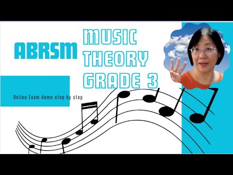 ABRSM Grade 3 music theory online exam demo