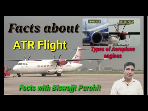 #Facts about #ATR Flight, #Small Aeroplane, #Types of aeroplane engines