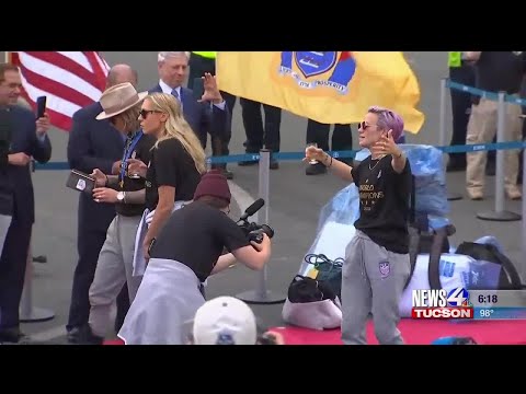 USA Women's soccer team back in U.S. after World Cup win