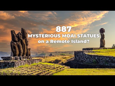 887 Mysterious Moai Statues on a Remote Island? Easter Island - Rapa Nui, Chile