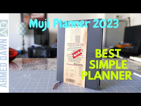 Muji 2023 Monthly/Weekly Planner | Best Daily Planner for 2023