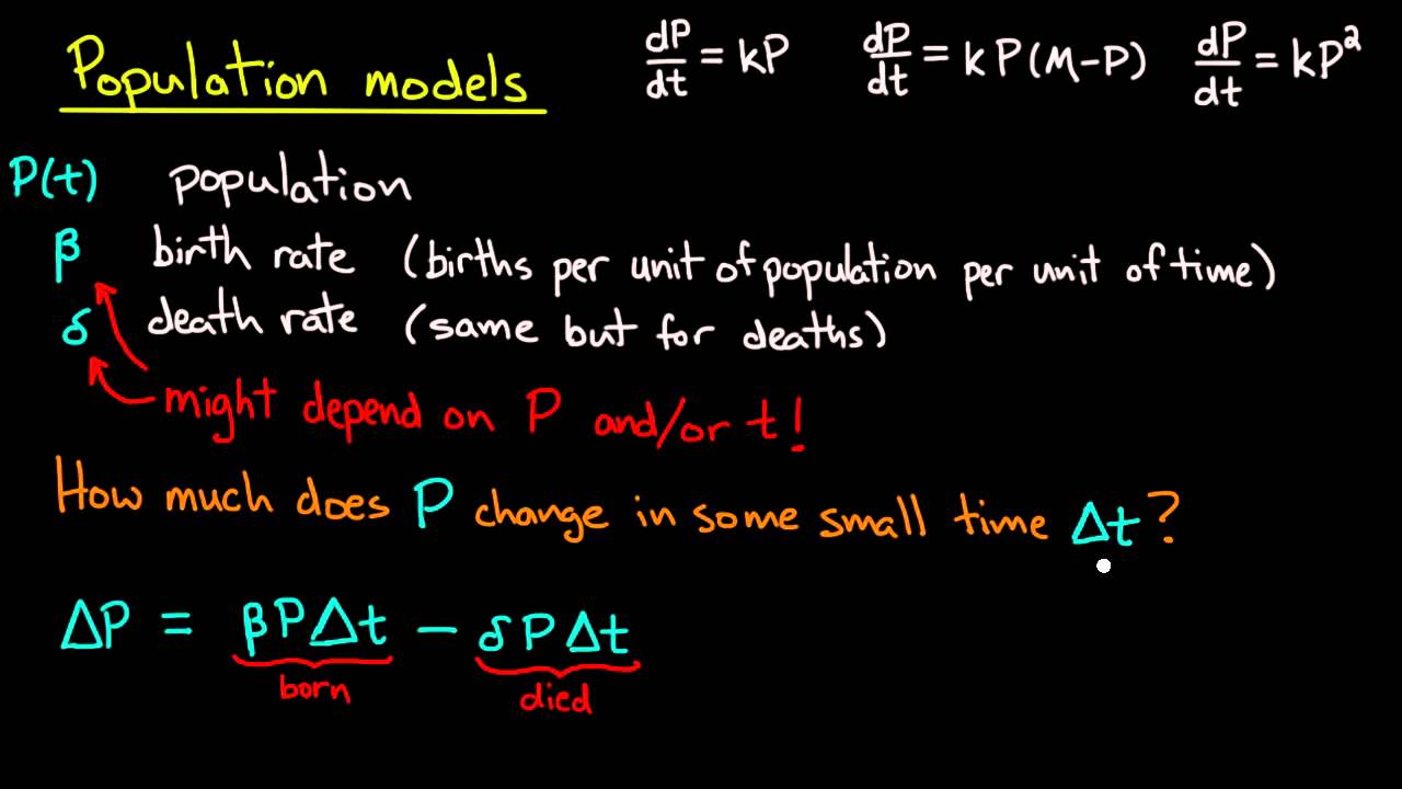 ODE | Population models