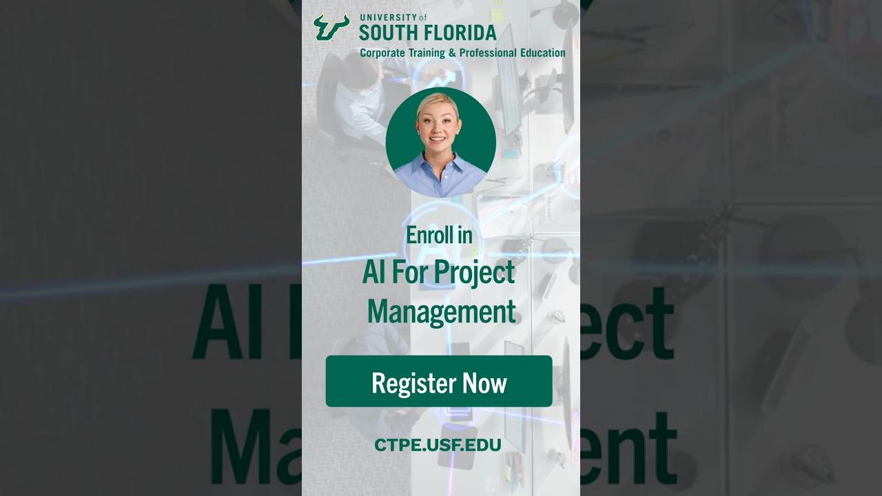 AI For Project Management | USF Corporate Training & Professional Education