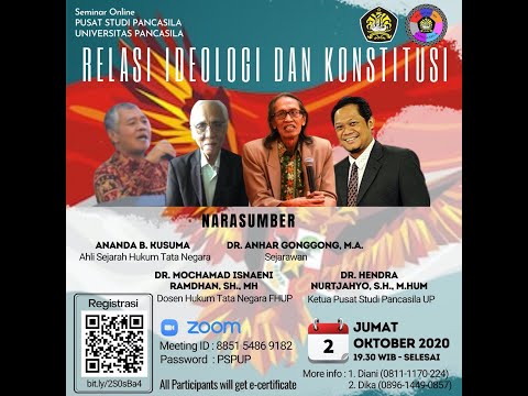 Seminar Online "Relasi Ideologi dan Konstitusi"