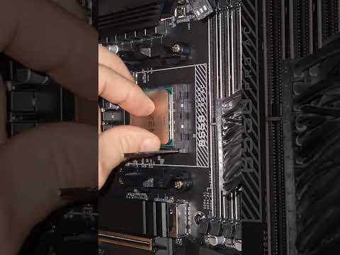 AMD Ryzen 5 5600X install. soooo gratifying to drop in a new cpu. modest 2 generation upgrade.