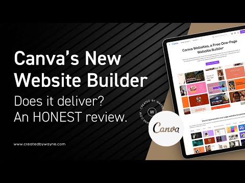 Canva's New Website Builder: Does it deliver? An HONEST review.