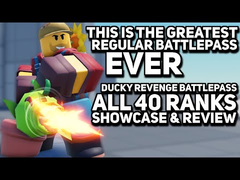 ALL 40 Regular Levels | Ducky Revenge Battlepass Showcase & Review | Roblox TDS Easter 2025 Event