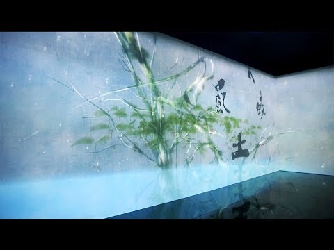 Chinese characters visually unveil their meanings in a digital installation