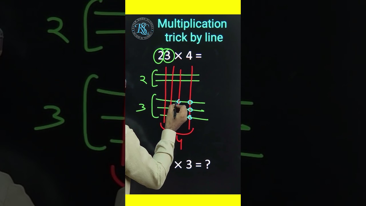 Multiplication for kids | Multiplication in different way | #tricks #maths #multiplication #shorts