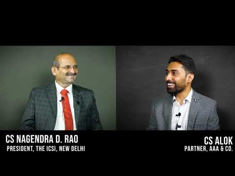 Benefits for Semi-Qualified Professionals| ICSI President's Interview with CS Alok| Ekcel Academy