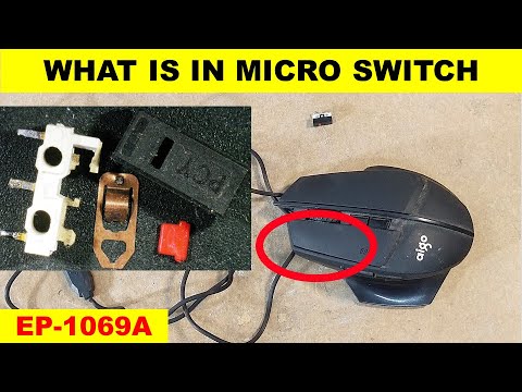 {1069A} Anatomy of damaged micro-switch