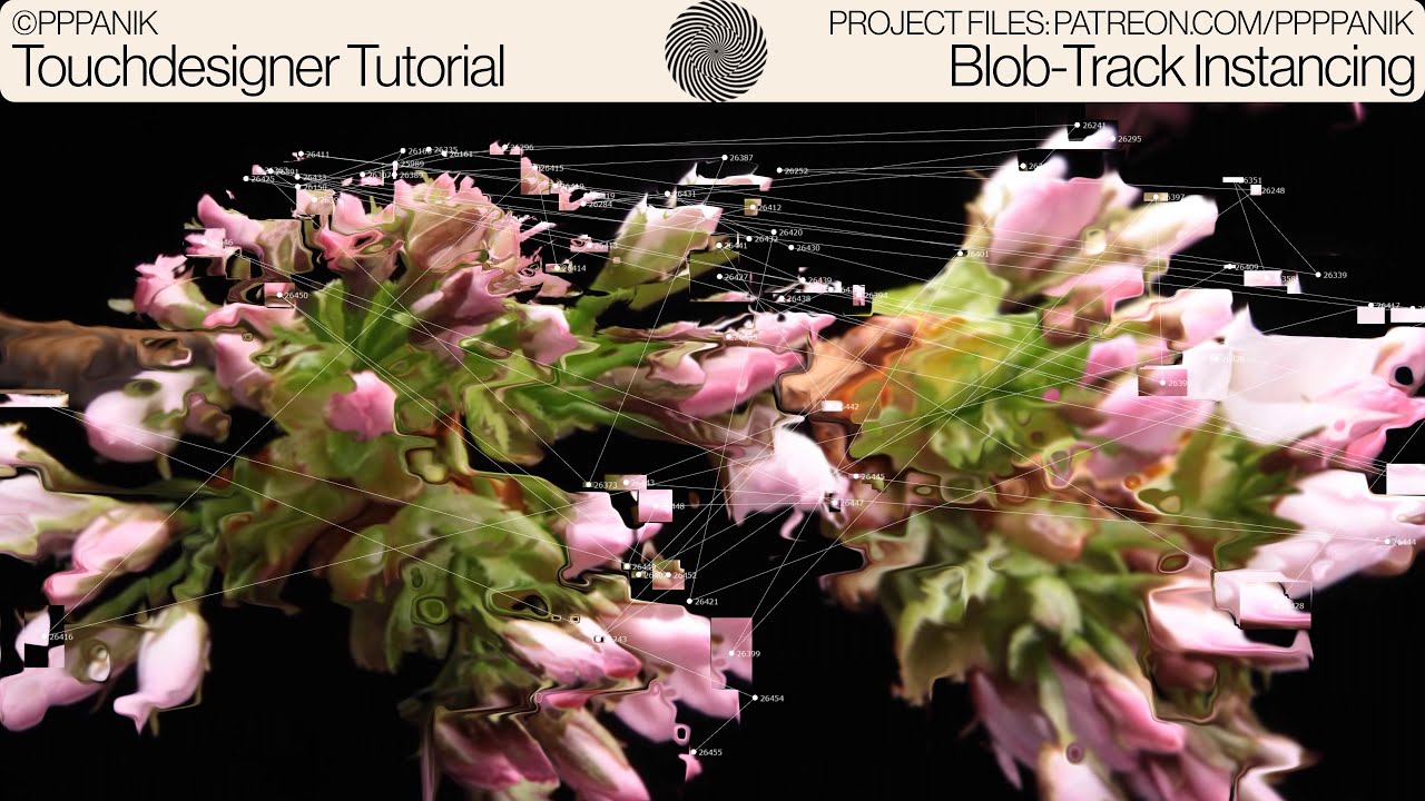 BLOB TRACK INSTANCING (AUDIOREACTIVE) - TOUCHDESIGNER TUTORIAL
