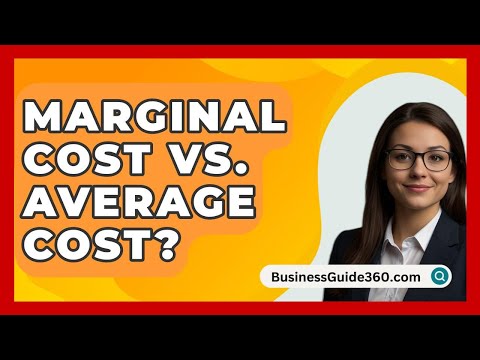 Marginal Cost Vs. Average Cost? - BusinessGuide360.com