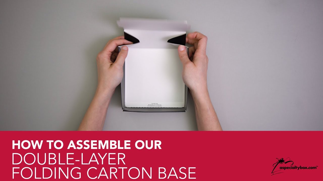 Folding Carton Assembly: How To Fold A Double-Layer Folding Carton Base