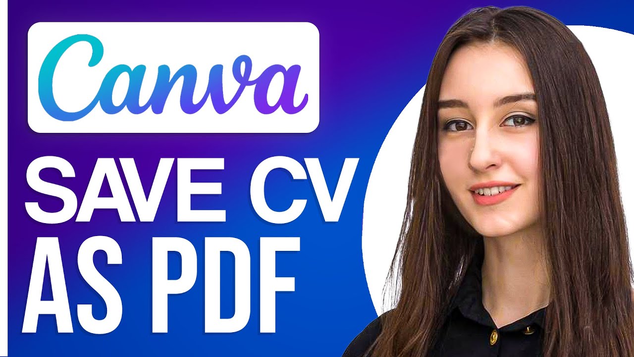 How to Save Canva CV As PDF File (2025)