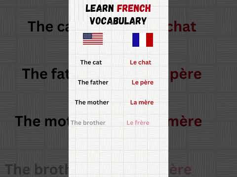 Must Know French words that are essential for beginners! | Learn French Vocabulary with us 🇨🇵