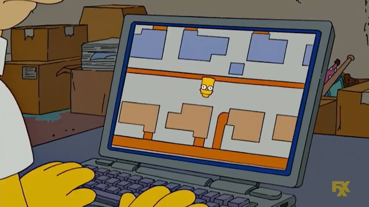 Homer and Marge secretly inserted a location tracking device on Bart's body [The Simpsons]