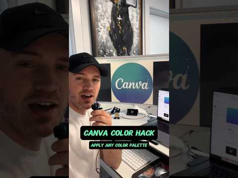 Apply any color palette to your #Canva content 🤯 Improve your designs with your branding