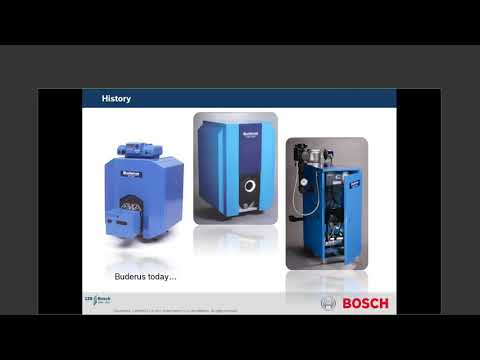 Bosch Buderus Boilers Overview