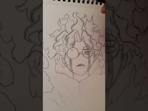 Quick sketch of okarun #dandadan #okarun #tending #anime