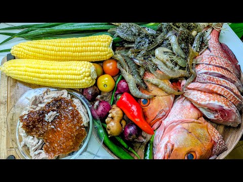 How to Make Delicious Maize Soup with Fresh Maya-maya Fish & Shrimp