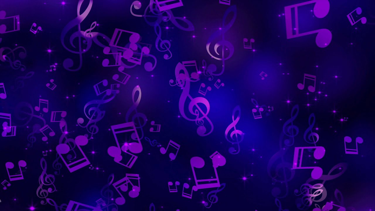 Motion Backgrounds For Edits - Music Notes background - Free Video Background Loops #VJLoops