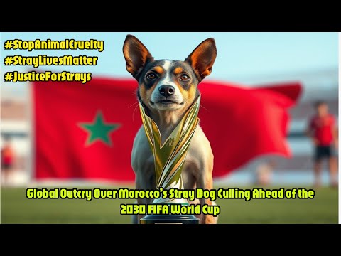 Global Outcry Over Moroccoโs Stray Dog Culling Ahead of the 2030 FIFA World Cup #stopanimalcruelty
