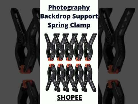 Clip For Backdrop Stand I Backdrop Support Spring Clamp I Heavy Duty Clip 📌 #Shorts