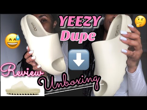 YEEZY DUPES 🤔 || EGO PLAYOFF SLIDES UNBOXING & REVIEW