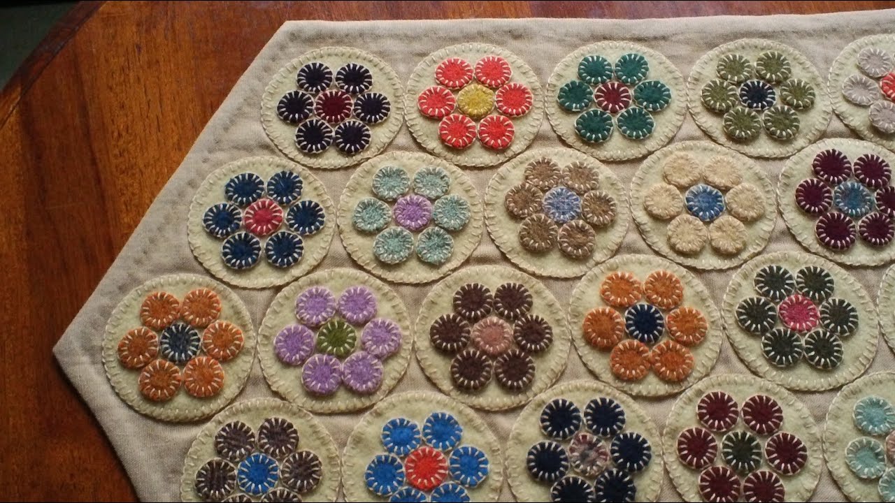 Penny Rug Tutorial - Part 5
