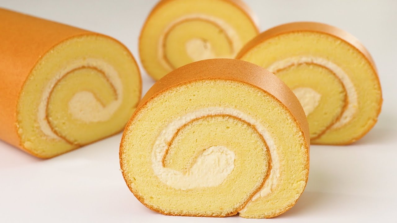 Mini Sponge Cake Rolls – Best Cooking recipes In the world