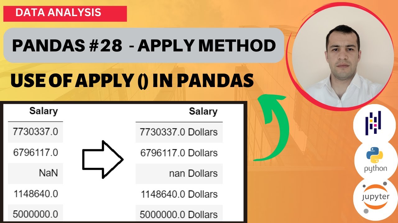Python Pandas Tutorial #28 - Applying Lambda Method in Pandas
