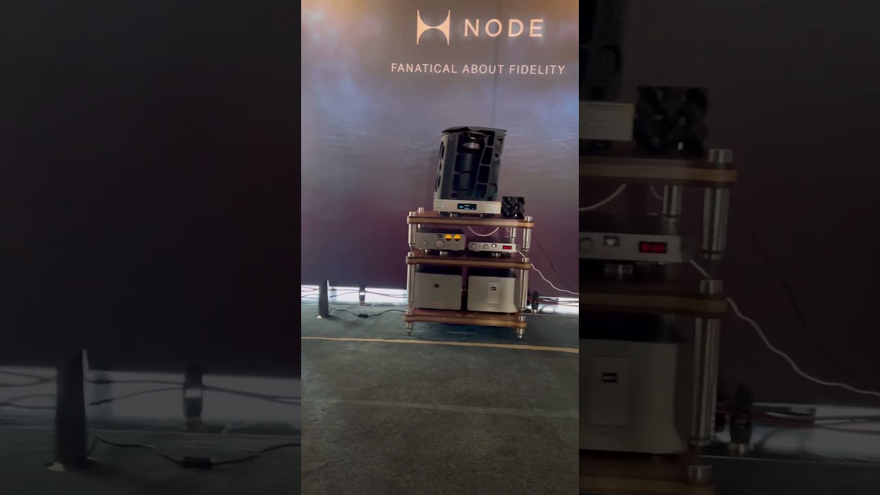 Node Audio Atom Speakers at the UK HiFi Show Live 2025