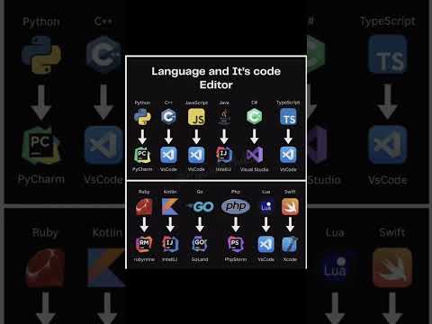 language and its code editor #language #programmer #coding #codinglife #vscode #shorts #developer