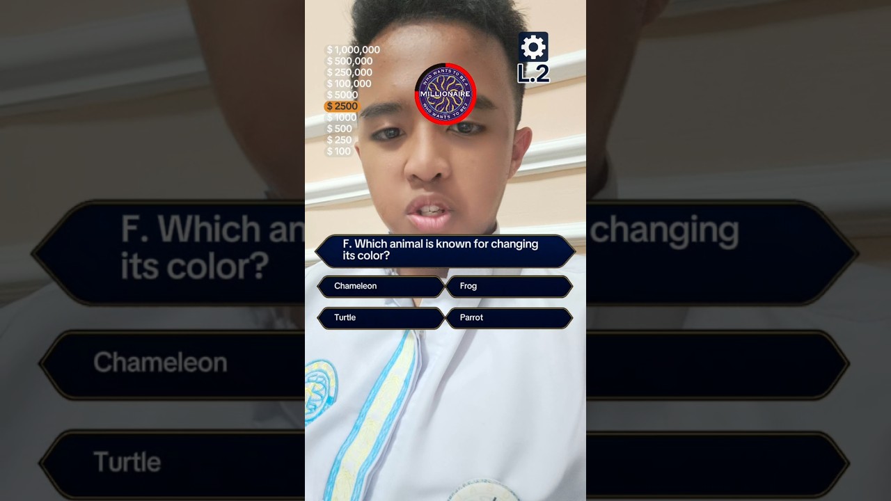 test my knowledge again WWTBAM filter