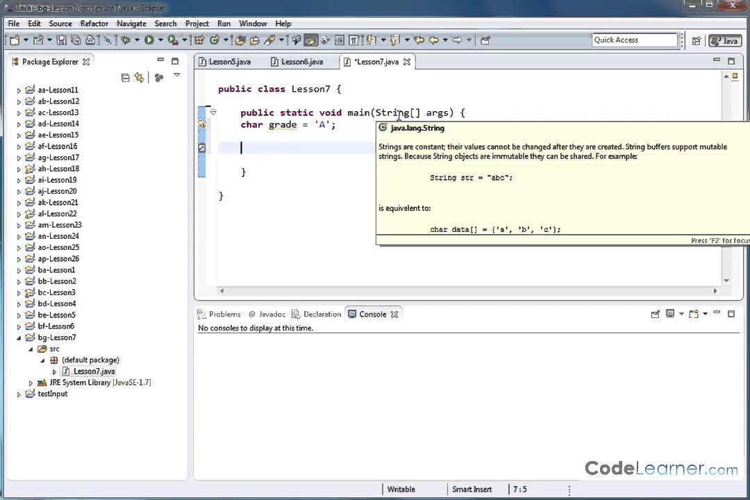 Mastering Java, Vol 2   Lesson 7   The Switch Statement