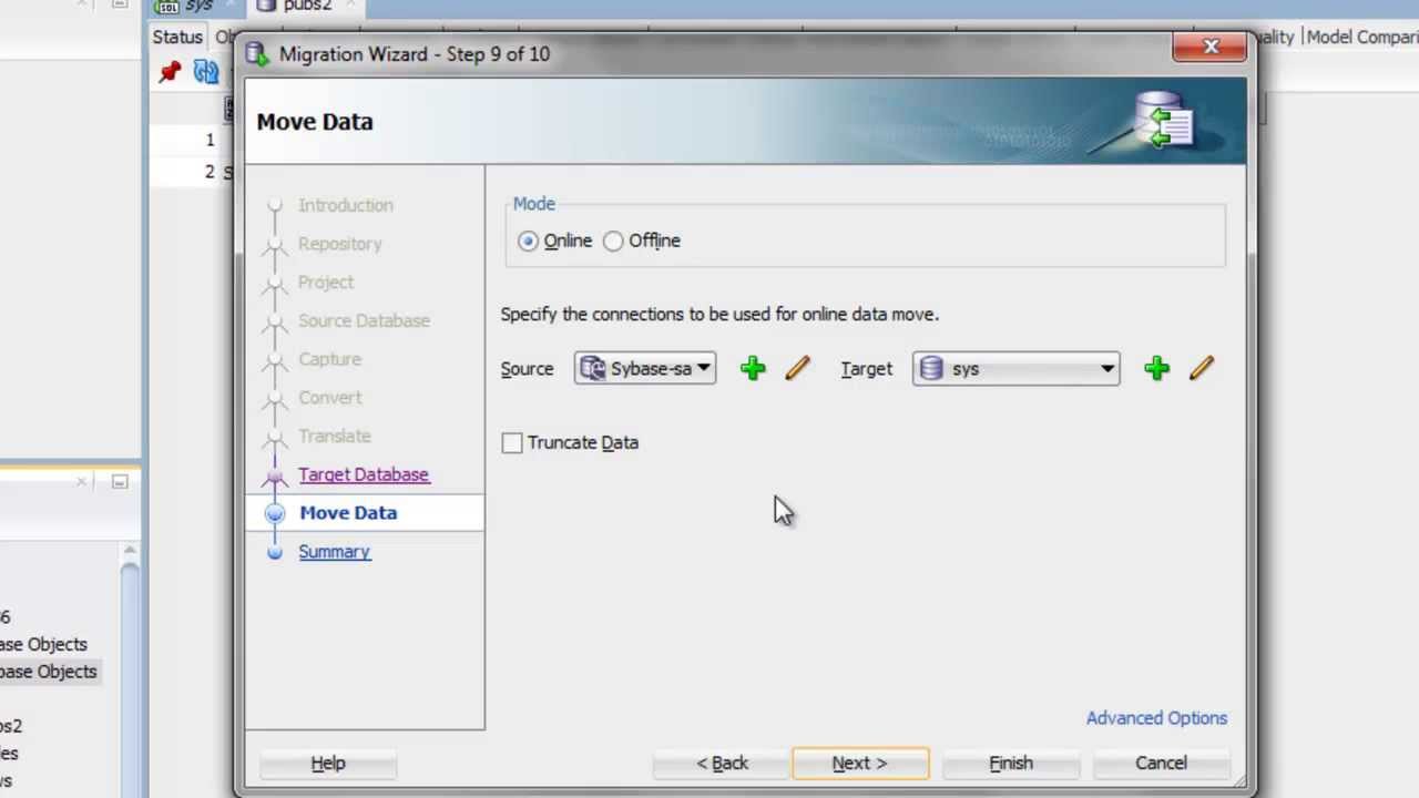 Move Data from Third Party Database to Oracle