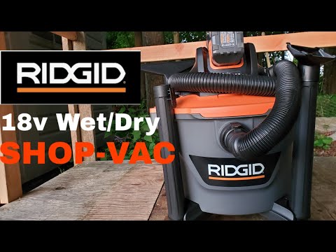 Ridgid 18v Cordless NXT 9 Gal. Cordless Wet/Dry Shop Vacuum Review (HDO918)