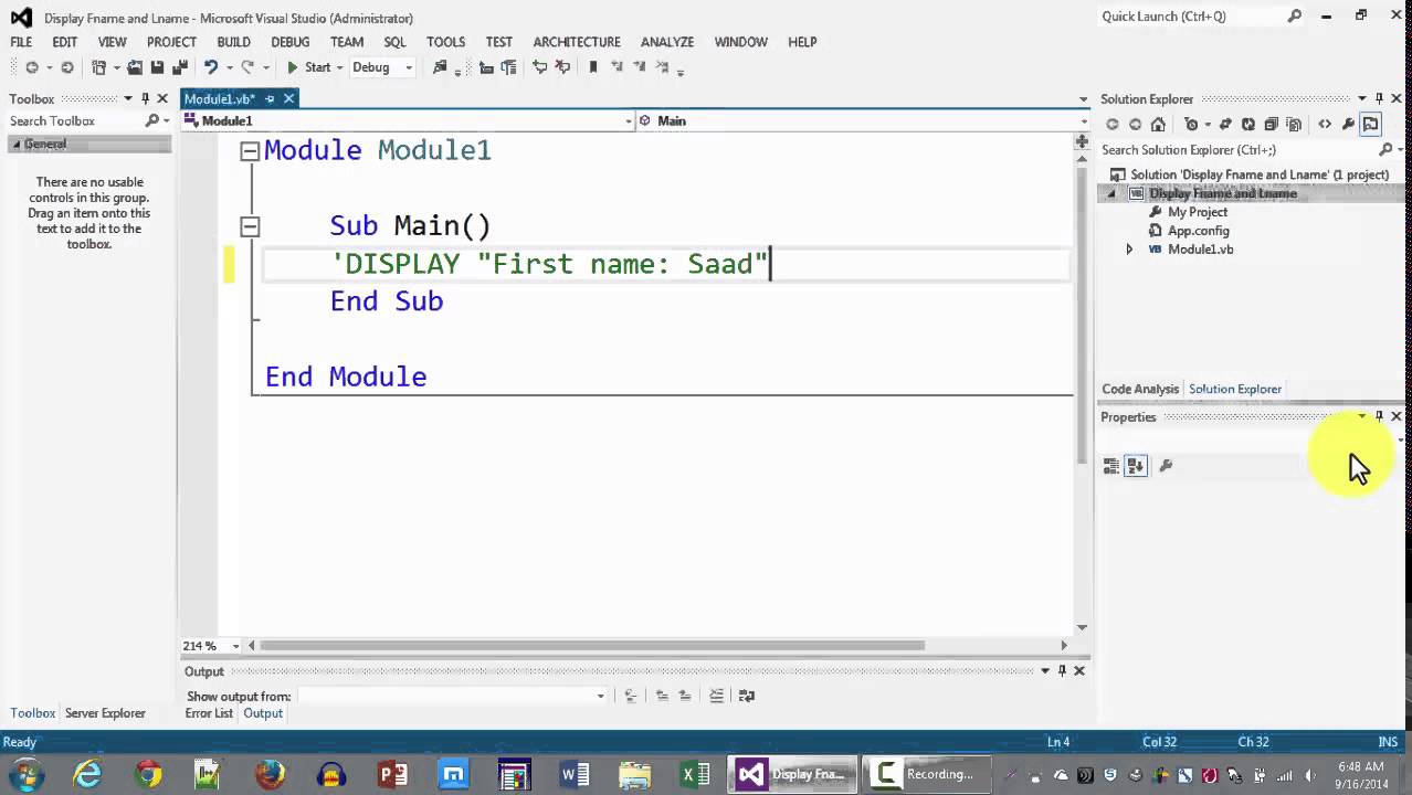 Converting Pseudocode to VB Console Code