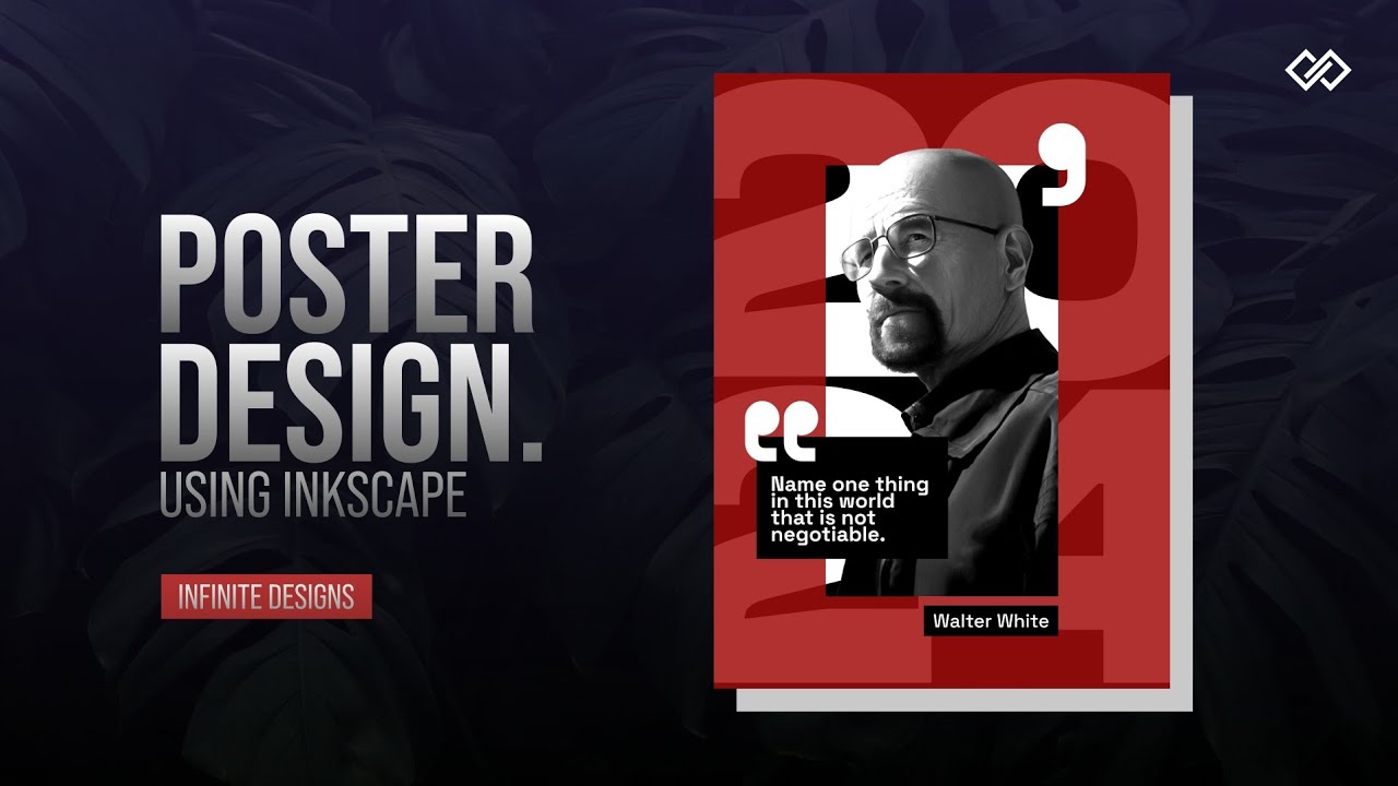 Poster designing tutorial using inkscape.