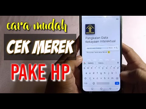 Cara mudah cek merek dagang dan download sertifikat nya pake HP
