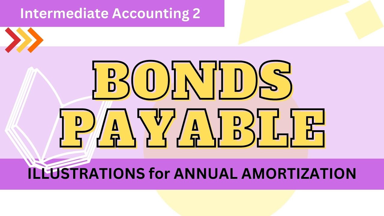 Bonds Payable - Illustrations for Annual Amortization