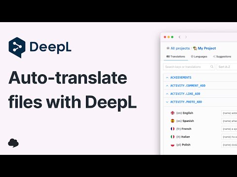 How to add new languages to your translation files in a few seconds.