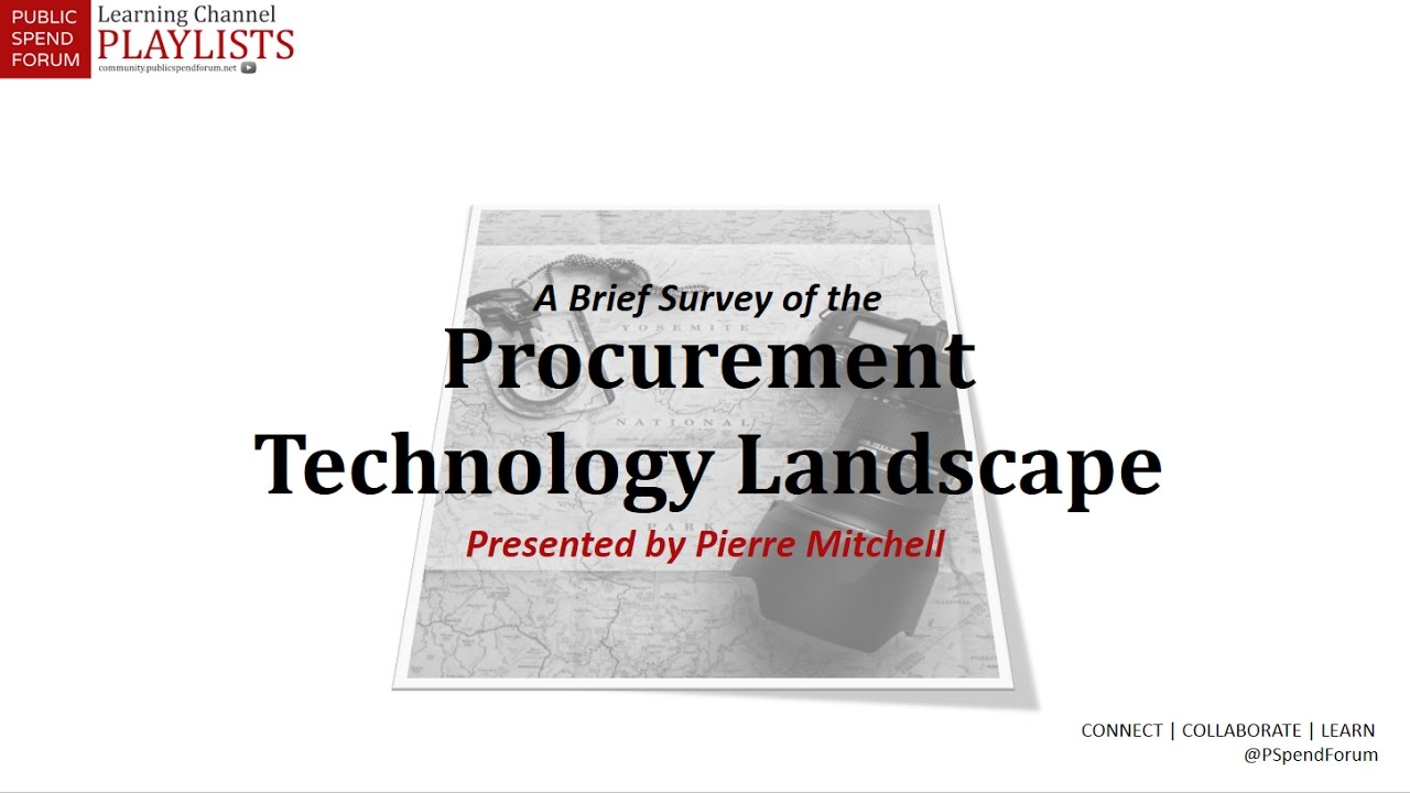 A Five Minute Survey of Procurement Technology Trends