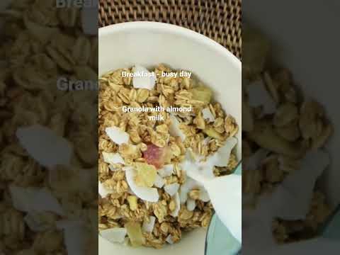 Granola for breakfast