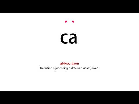 How to pronounce ca - Vocab Today