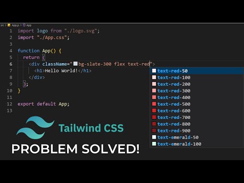 How to Fix Tailwind Css Auto Complete NOT WORKING Issue
