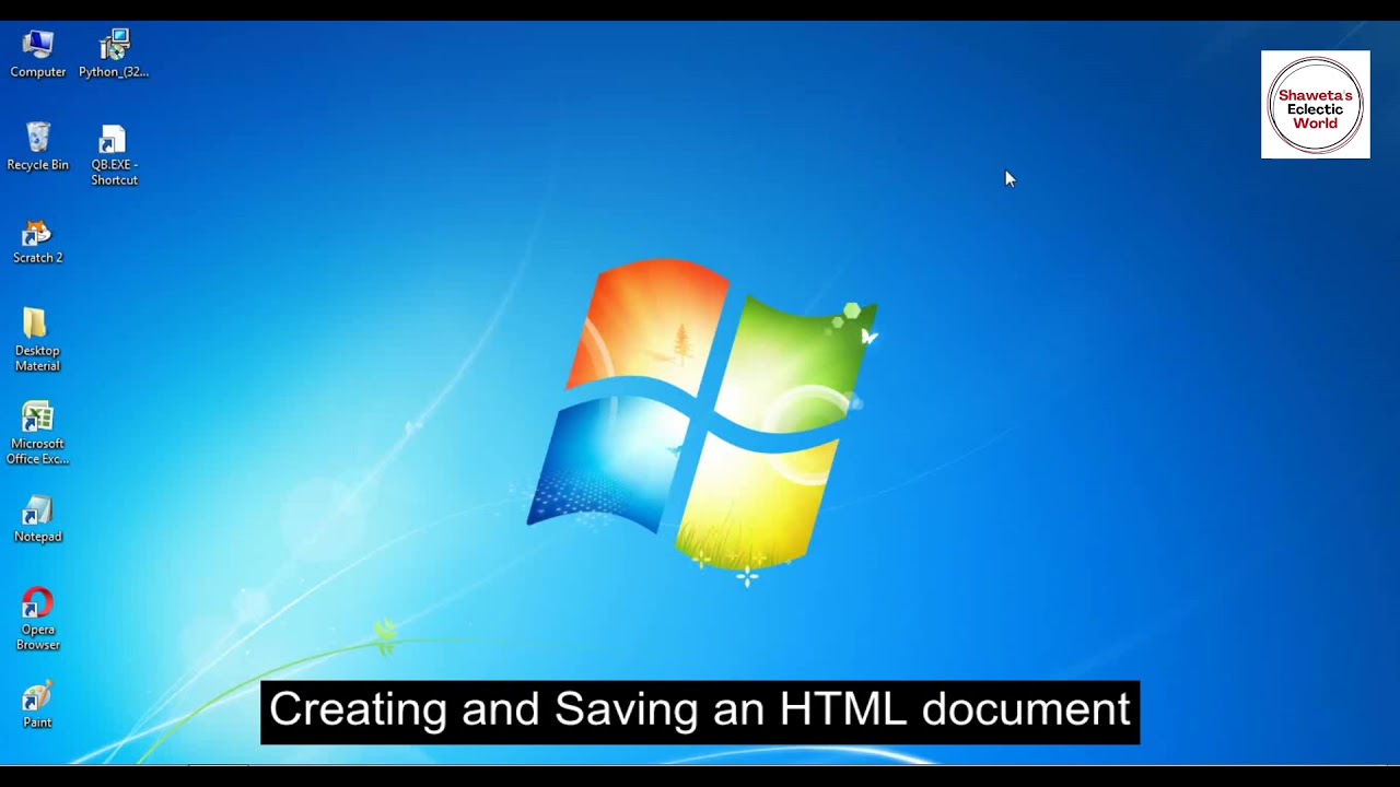 #01 Creating and saving an HTML document | HTML basics