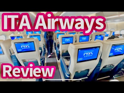 ITA Airways Rome to JFK Flight Review: Comfort, Service, and Experience!