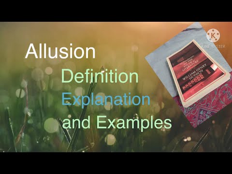 Allusion | literary device explained with examples.